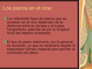 Elementos tecnicos especificos cine | PPS