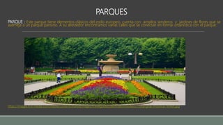 Elementos urbanos | PPTX