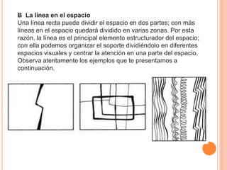 Elementos visuales de la imagen linea | PPTX
