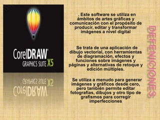 Elementos y comandos de corel draw | PPTX
