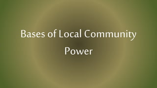 Elements of Community | PPTX