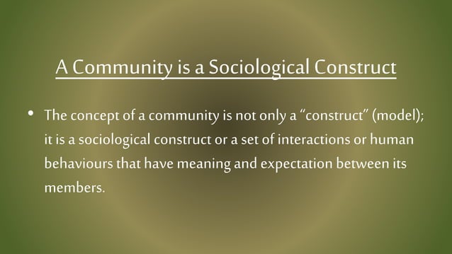 Elements of Community | PPTX | Science