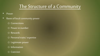 Elements of Community | PPTX