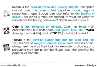 elements and principles of design | PDF