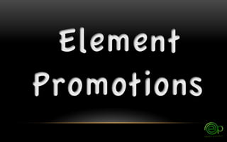 Element Promotions | PDF