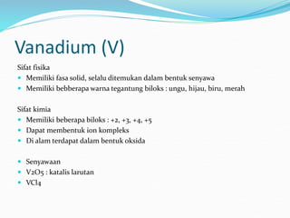Element Properties Logam Transisi Deret Pertama.ppt