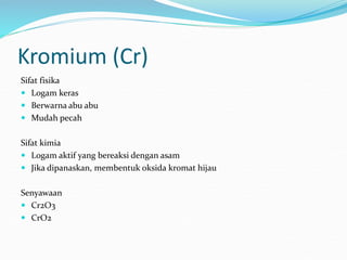 Element Properties Logam Transisi Deret Pertama.ppt