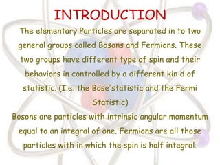 Elementry particles project by Jyotibhooshan chaturvedi | PPTX