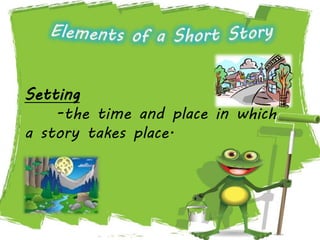 3 Basic elements of a short story | PPTX