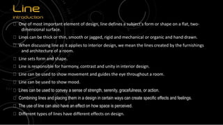 Elements of Interior Designing | PPTX