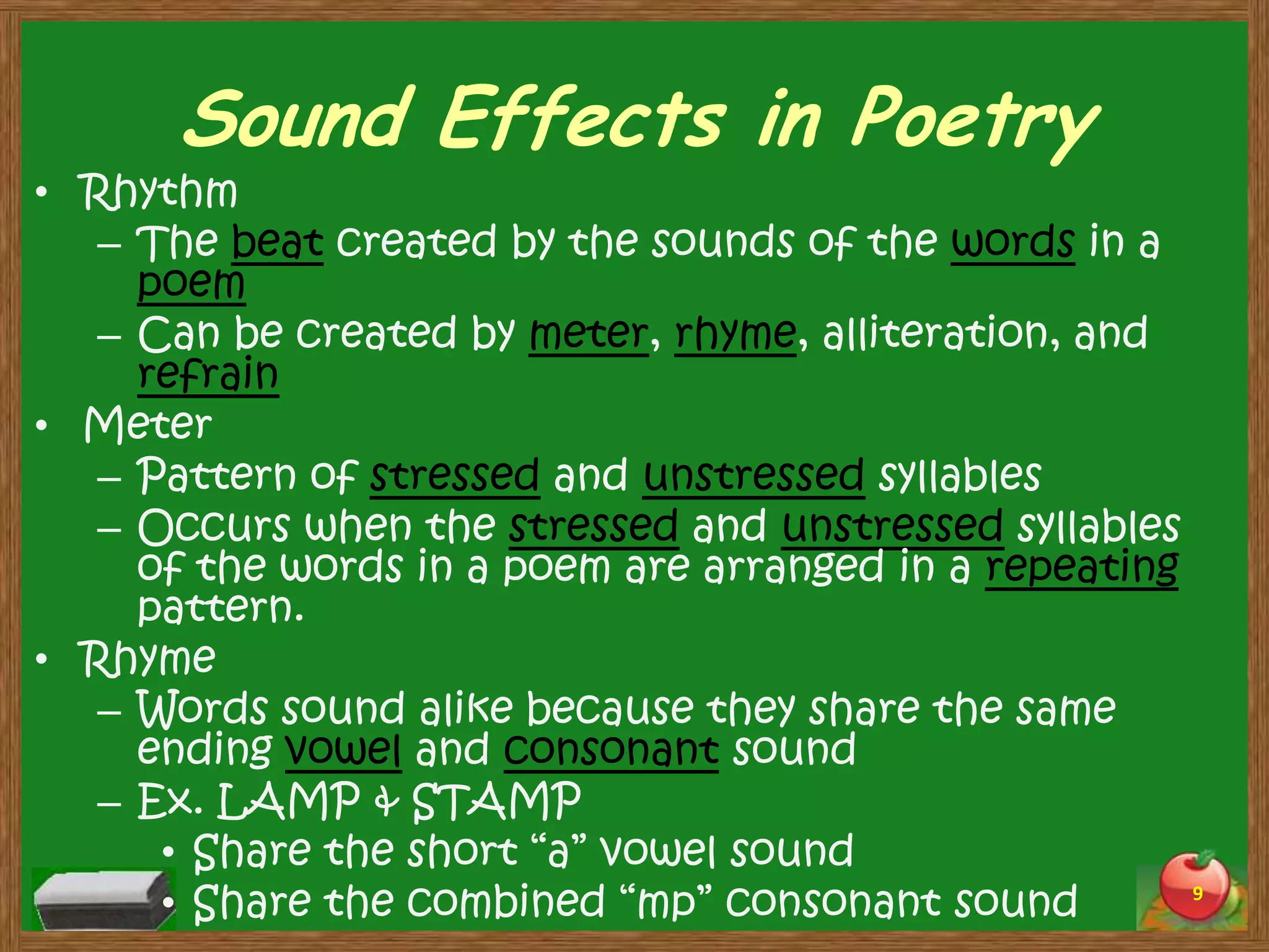 Elements of poetry | PPTX