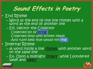 Elements of poetry | PPTX
