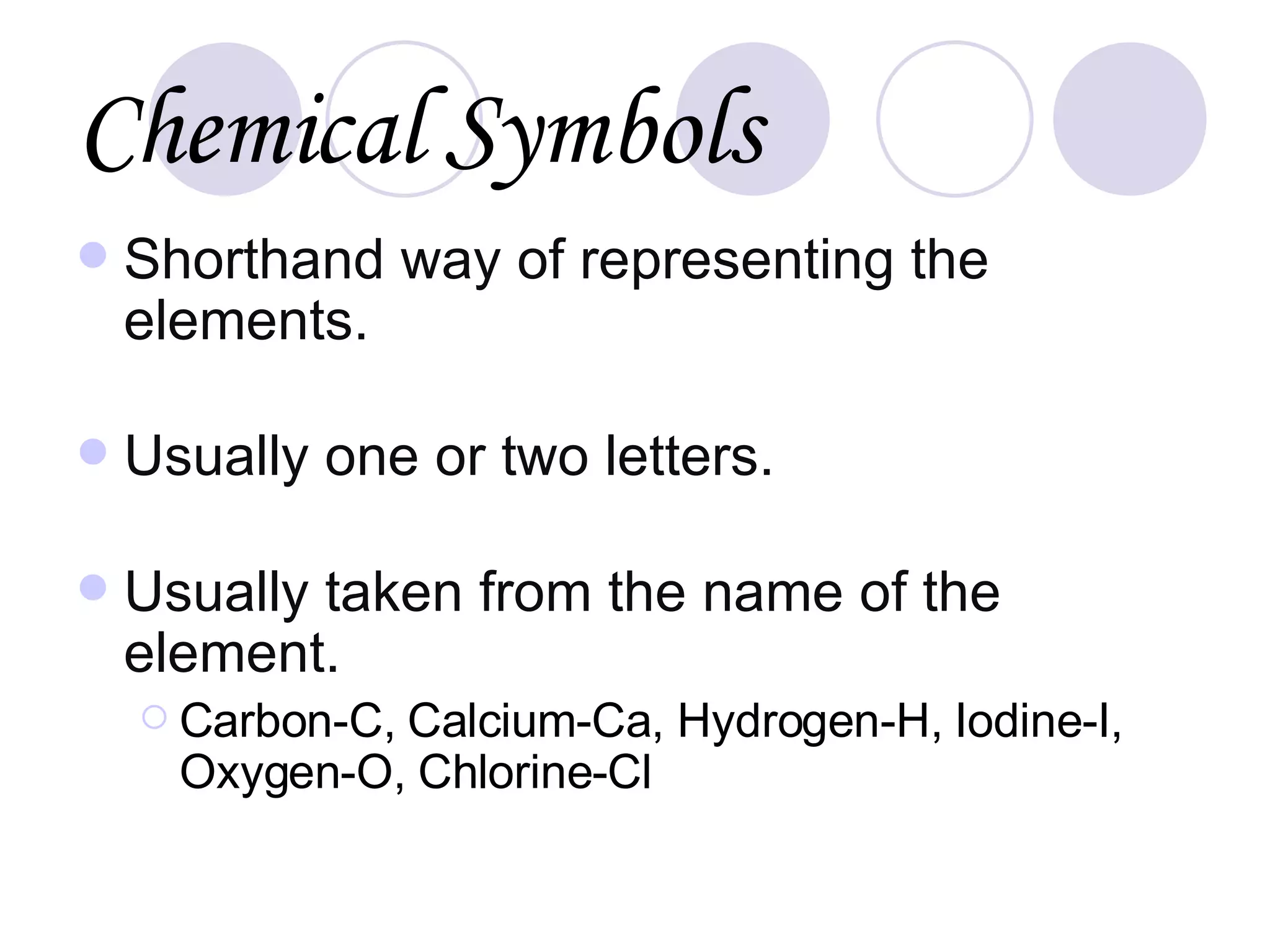 Elements and Compounds | PPT