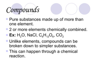 Elements and Compounds | PPT