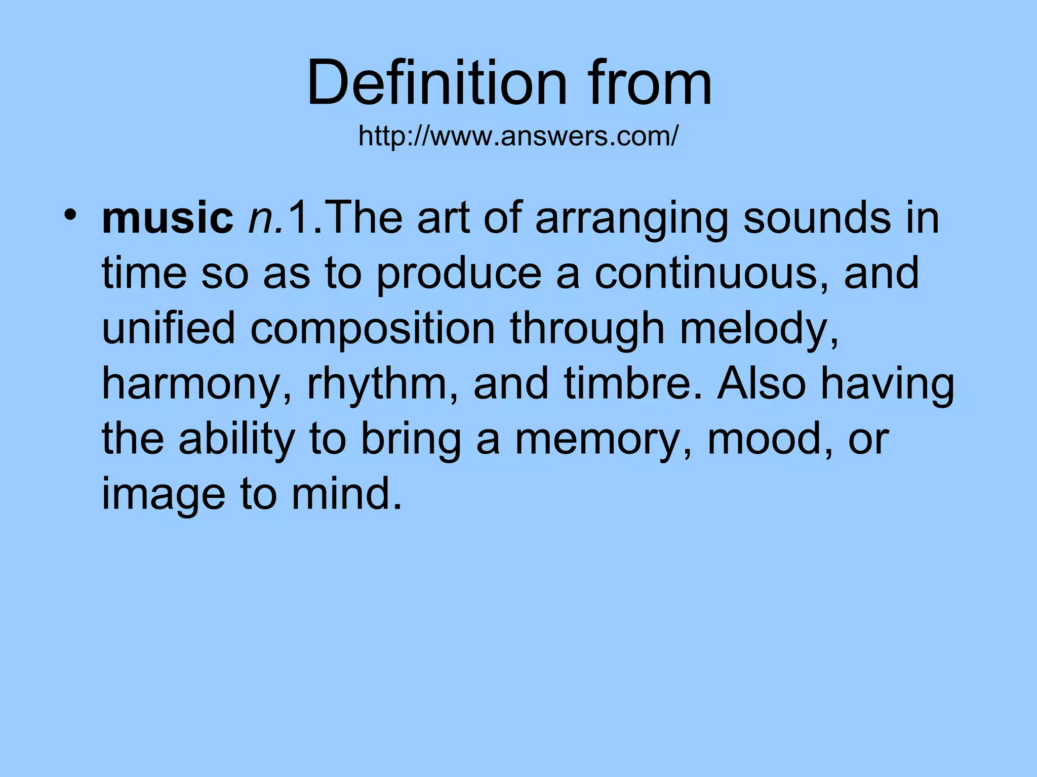 Elements And Principles Of Music | PPT