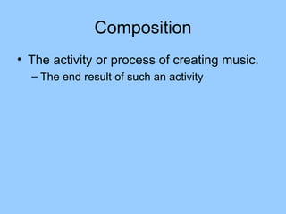 Elements And Principles Of Music | PPT