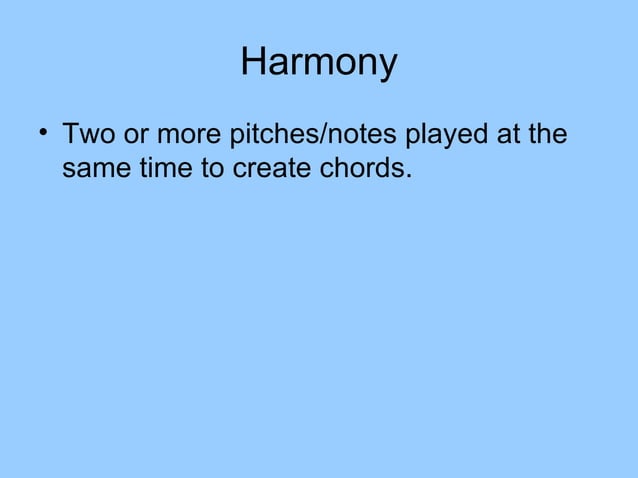 Elements And Principles Of Music | PPT | Musicals | Genres