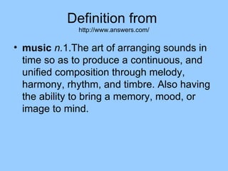 Elements And Principles Of Music | PPT