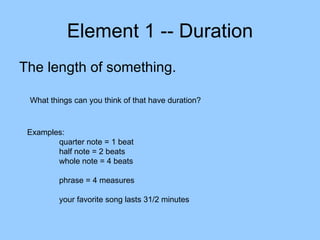 Elements And Principles Of Music | PPT