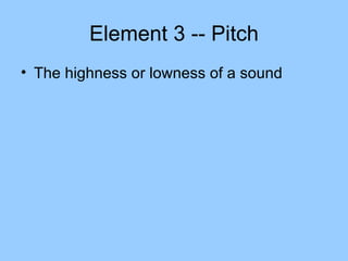 Elements And Principles Of Music | PPT