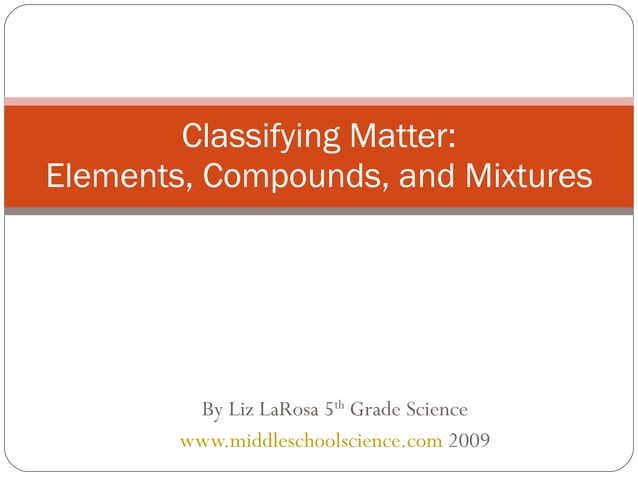 Elements compounds-mixtures | PPT