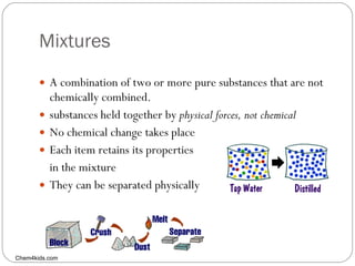 Elements compounds-mixtures | PPT
