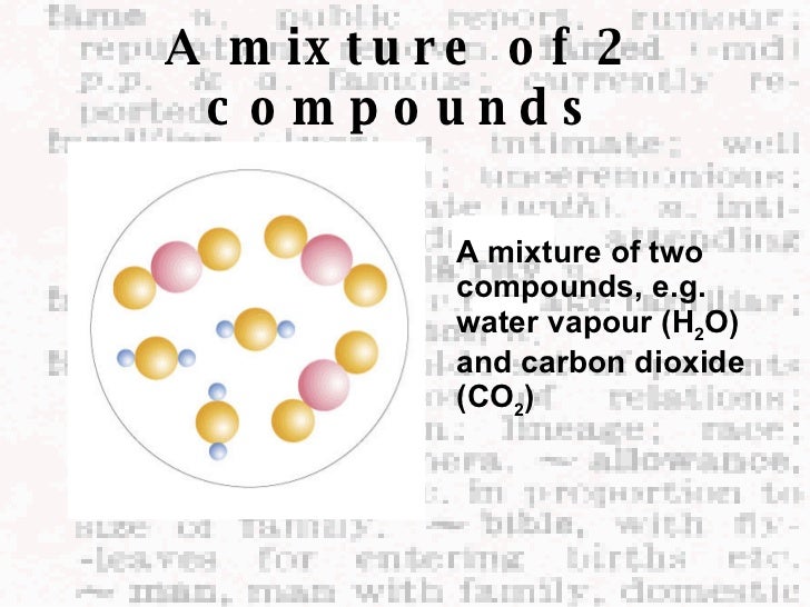 Elements, Compounds, Mixtures