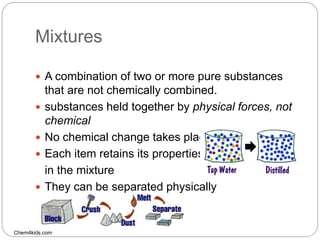 Elements compounds-mixtures | PPT