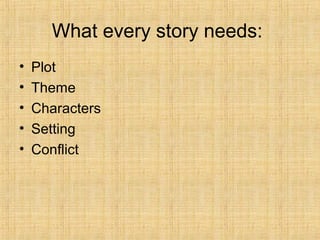 Elements of-a-plot-diagram-with-3-little-pigs | PPT