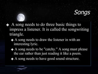 Elements Of A Song | PPT