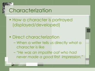 Elements of a Story | PPT