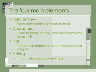 Elements of a Story | PPT