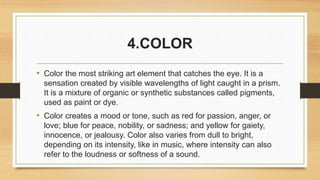 Elements of Art Senior High School Grade 12 | PPTX