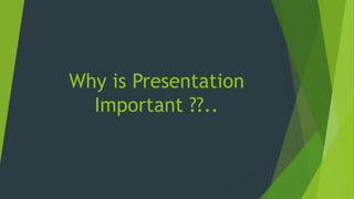 Elements of-effective Professional Presentation | PPTX