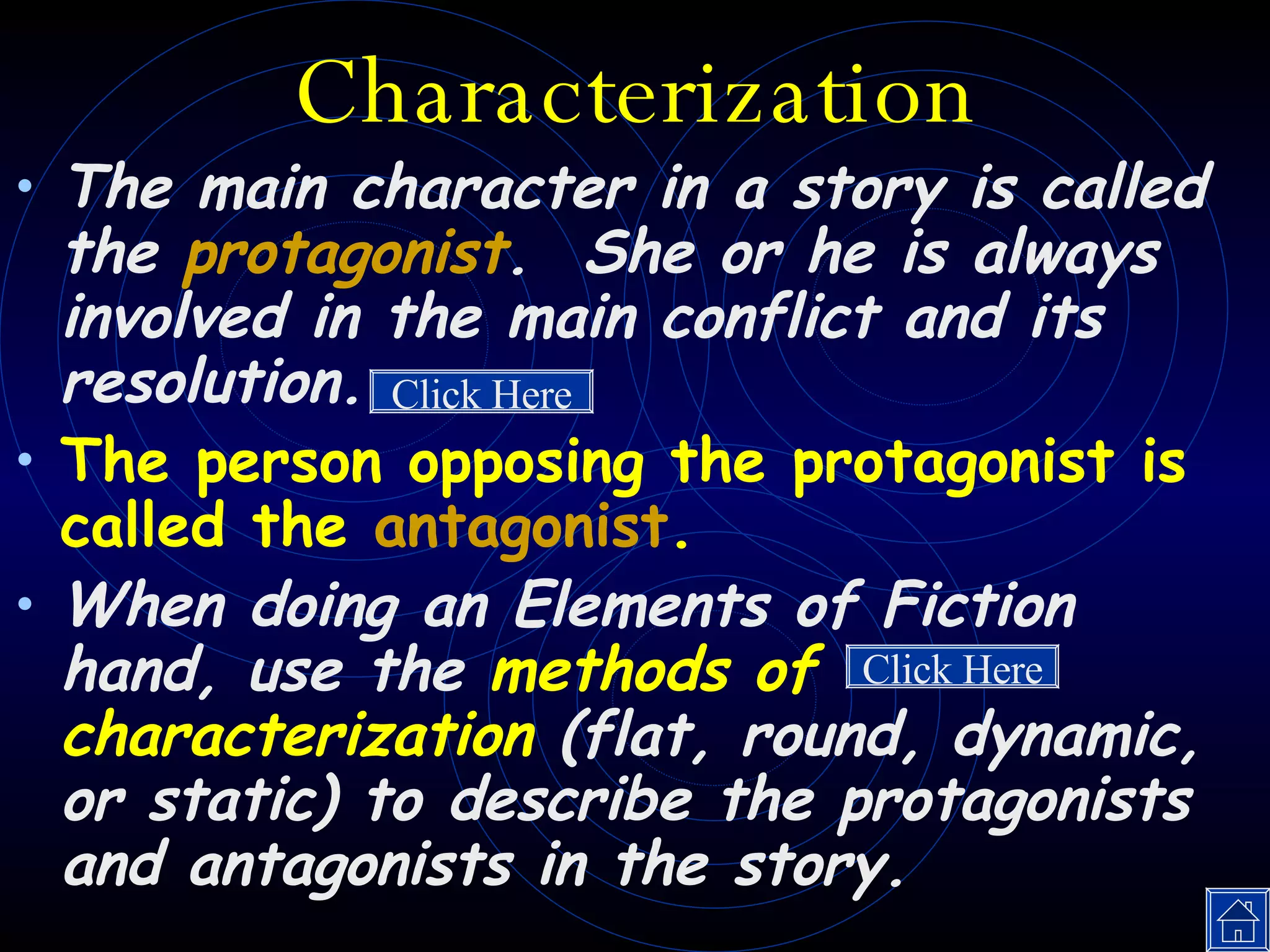Elements Of Fiction | PPT