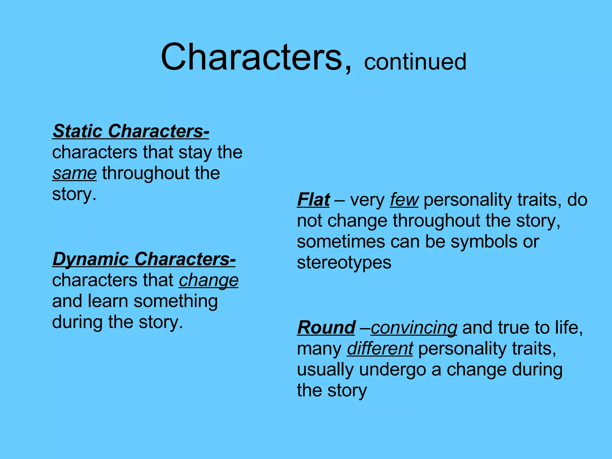 Elements Of Fiction | PPT