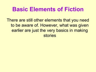 Elements of-fiction2 | PPT