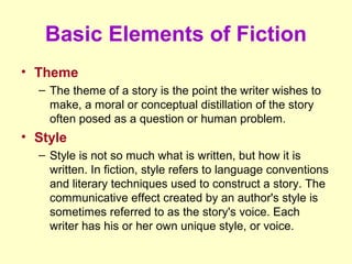 Elements of-fiction2 | PPT