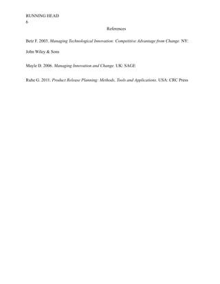 Elements of Marketing Plan Report Sample APA | PDF