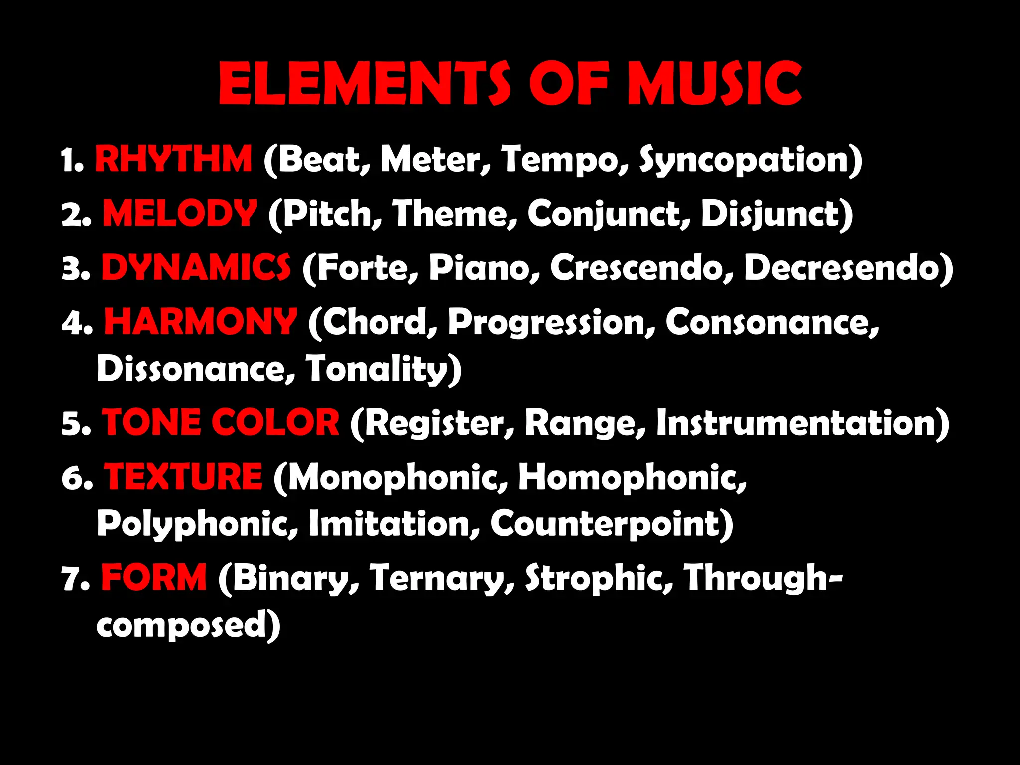 ELEMENTS-OF-MUSICaaaaaaaaaaaaaaaaaaaaaa.pptx | Music | Entertainment