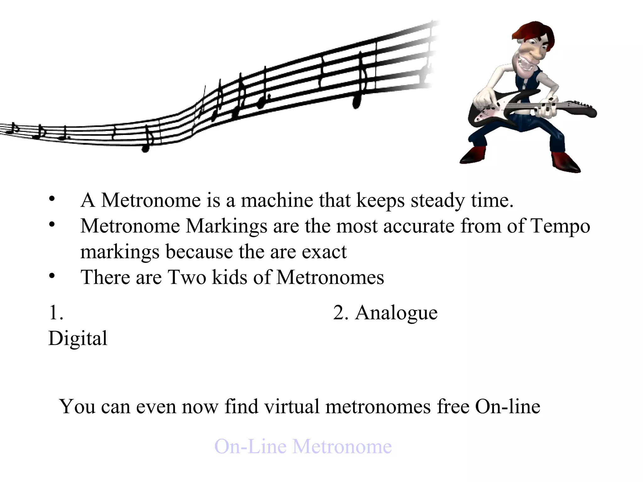 Elements Of Music Power Point Tempo Markings | PPT | Music | Entertainment