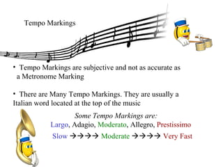 Elements Of Music Power Point Tempo Markings | PPT | Music | Entertainment