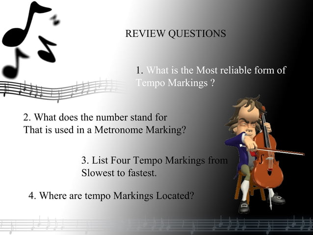 Elements Of Music Power Point Tempo Markings | PPT | Music | Entertainment