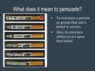 Elements of Persuasion and MLA Formatting | PPT