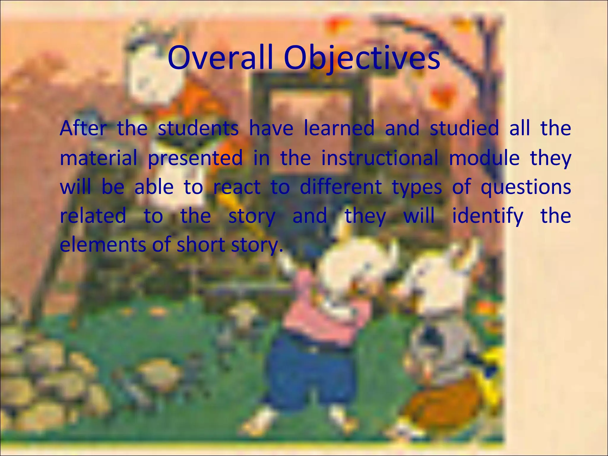 Elements Of Short Story | PPT