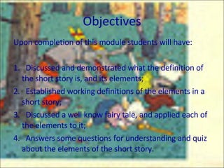 Elements Of Short Story | PPT