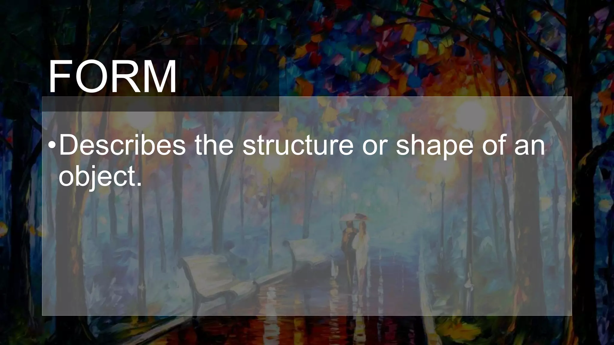 Elements of Visual Arts | PPTX