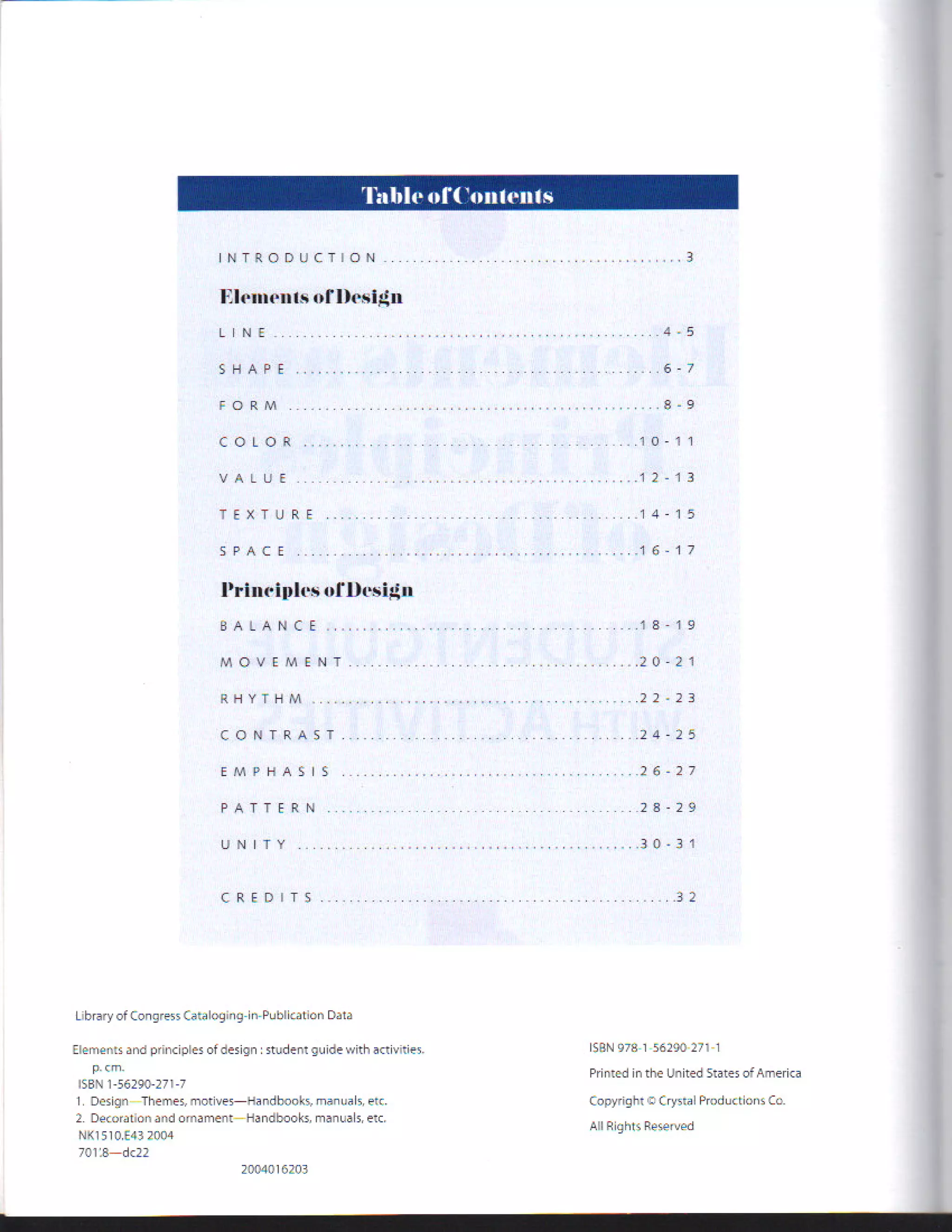 Elements principles-of-design-student-guide | PDF