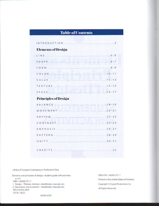 Elements principles-of-design-student-guide | PDF