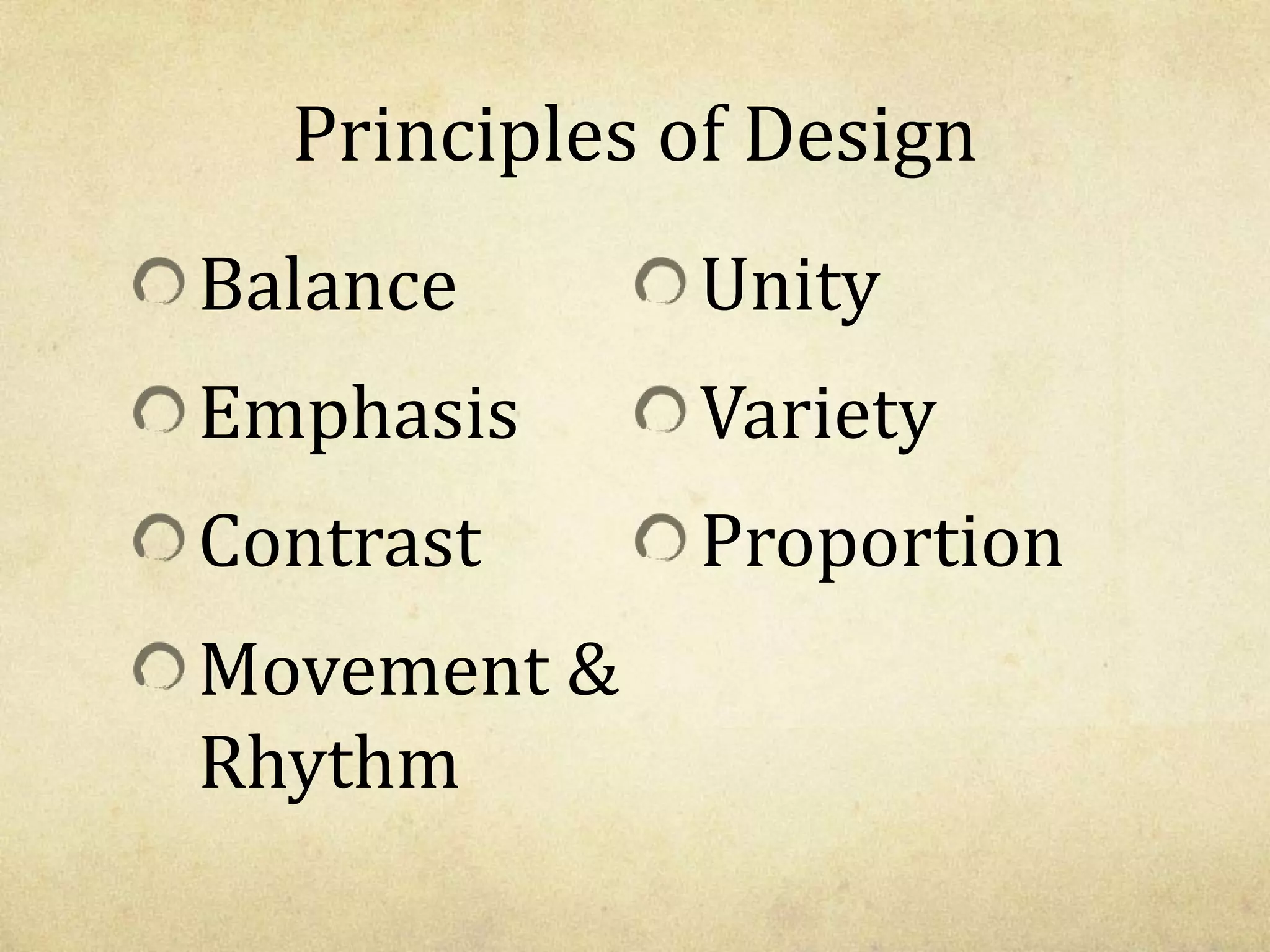Elements principles update | PPTX